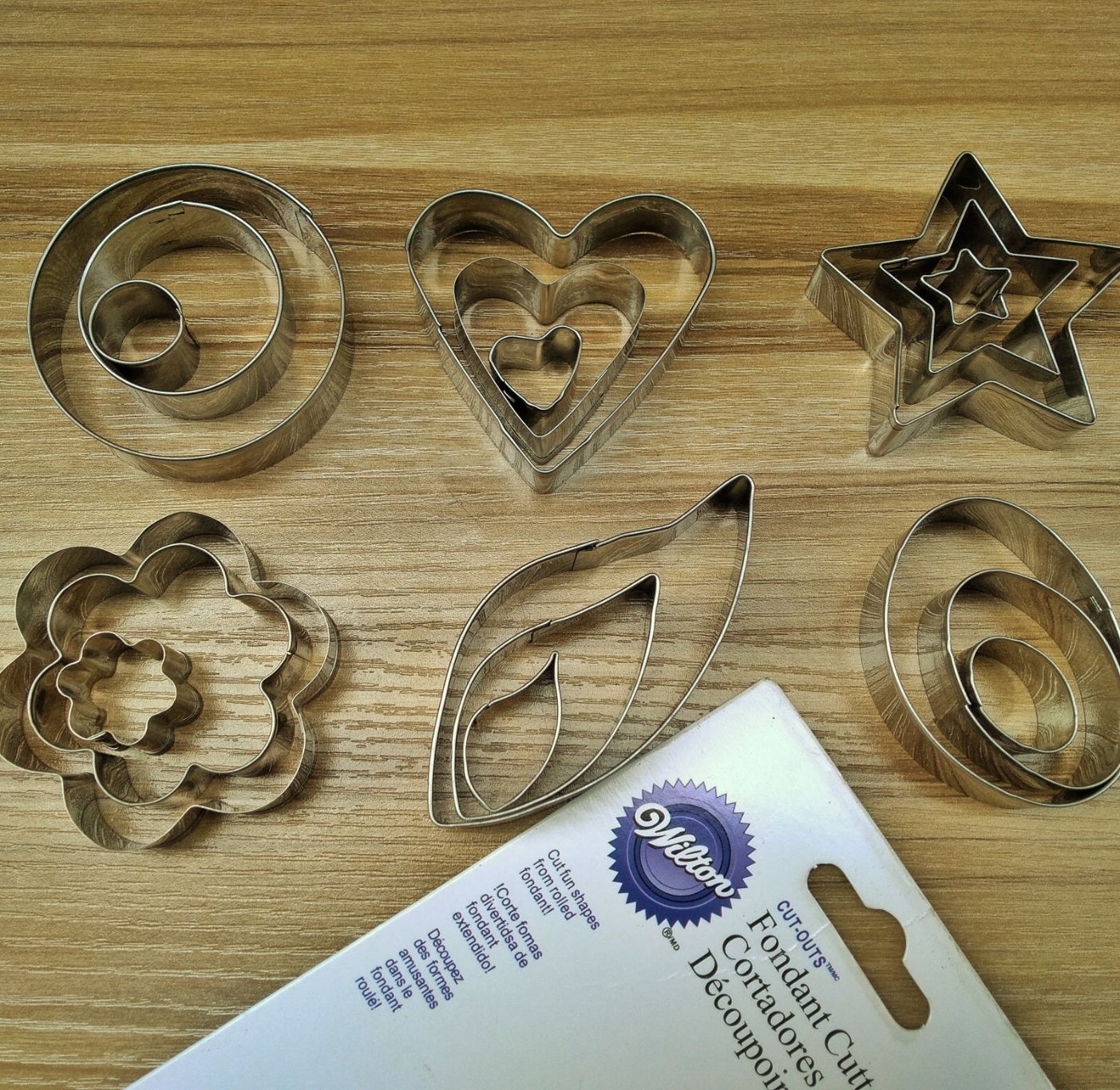 3 PC Aluminium Cookie Cutter - Sonkas Business Baking Materials