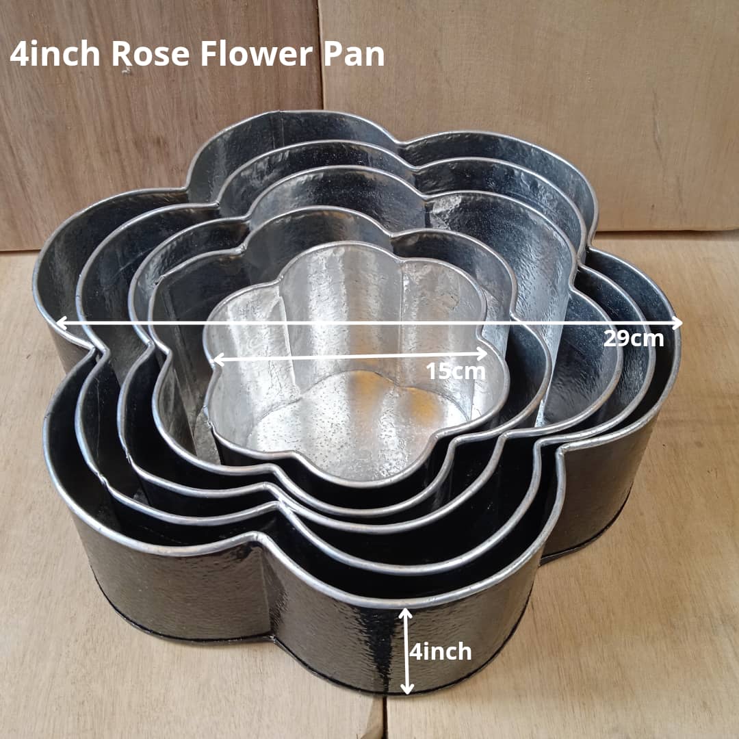 4inch Rose Flower Pan (Not Available To DropShippers) - Sonkas Business ...
