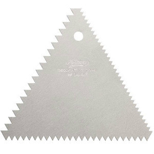 Triangle Cake Comb - Sonkas Business Baking Materials